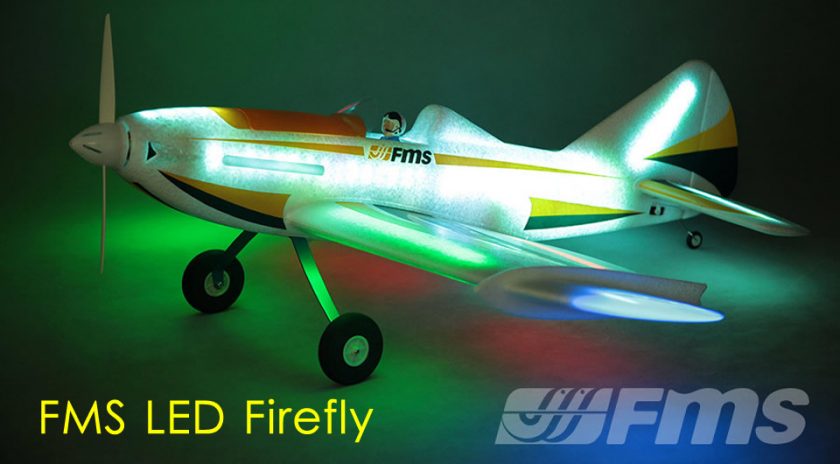 FMS LED Firefly 43 inch Wingspan Night Flying RC Airplane Sale,Specs ...