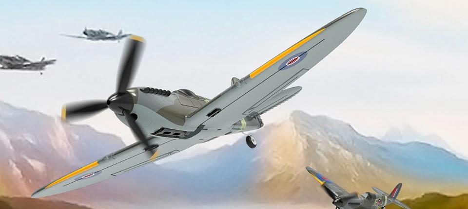 Eachine Spitfire 2.4GHz EPP 400mm Wingspan Mini RC Airplane Sale,Specs ...