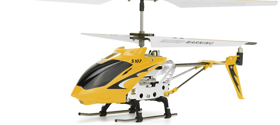 SYMA S107G 3CH Anti-collision Anti-fall Infrared Mini RC Helicopter ...