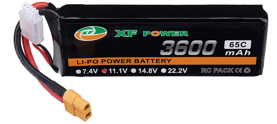 XF POWER 11.1V 3600mAh 65C 3S LiPo Battery Sale,Specs,Price - RCDroneSky