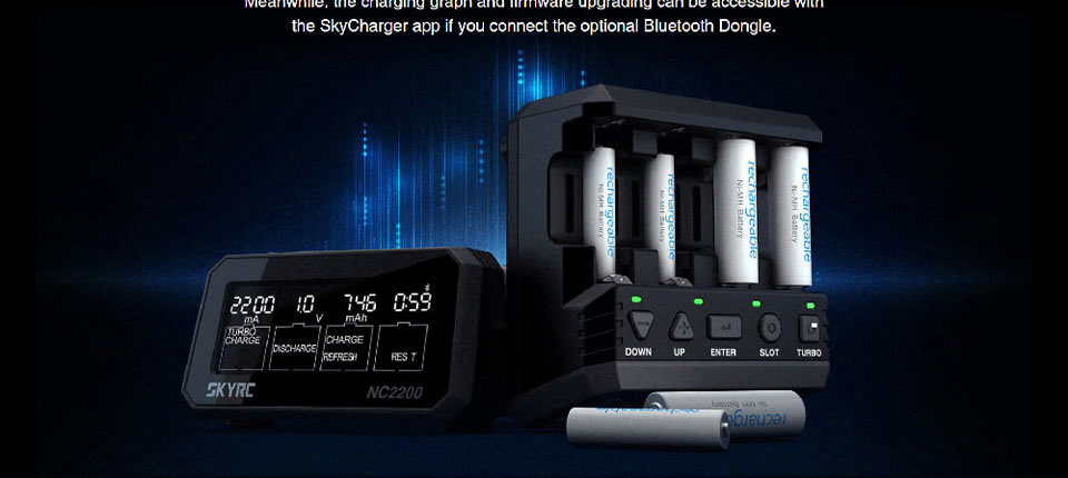 SKYRC NC2200 DC 12V 2A AA/AAA NiMH/NiCD Multi-function Charger Sale ...